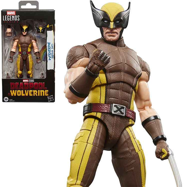 Home Deadpool & Wolverine Marvel Legends Wolverine (Brown Suit) 6-Inch ...